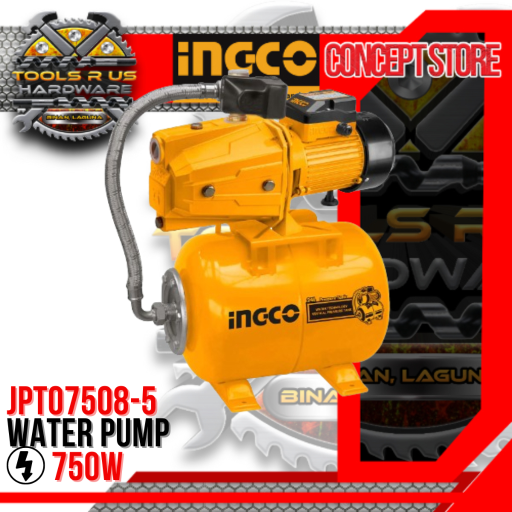 INGCO WATER PUMP 750W 1.0HP | JPT07508-5 | BINAN | ING-POWERTOOLS ...