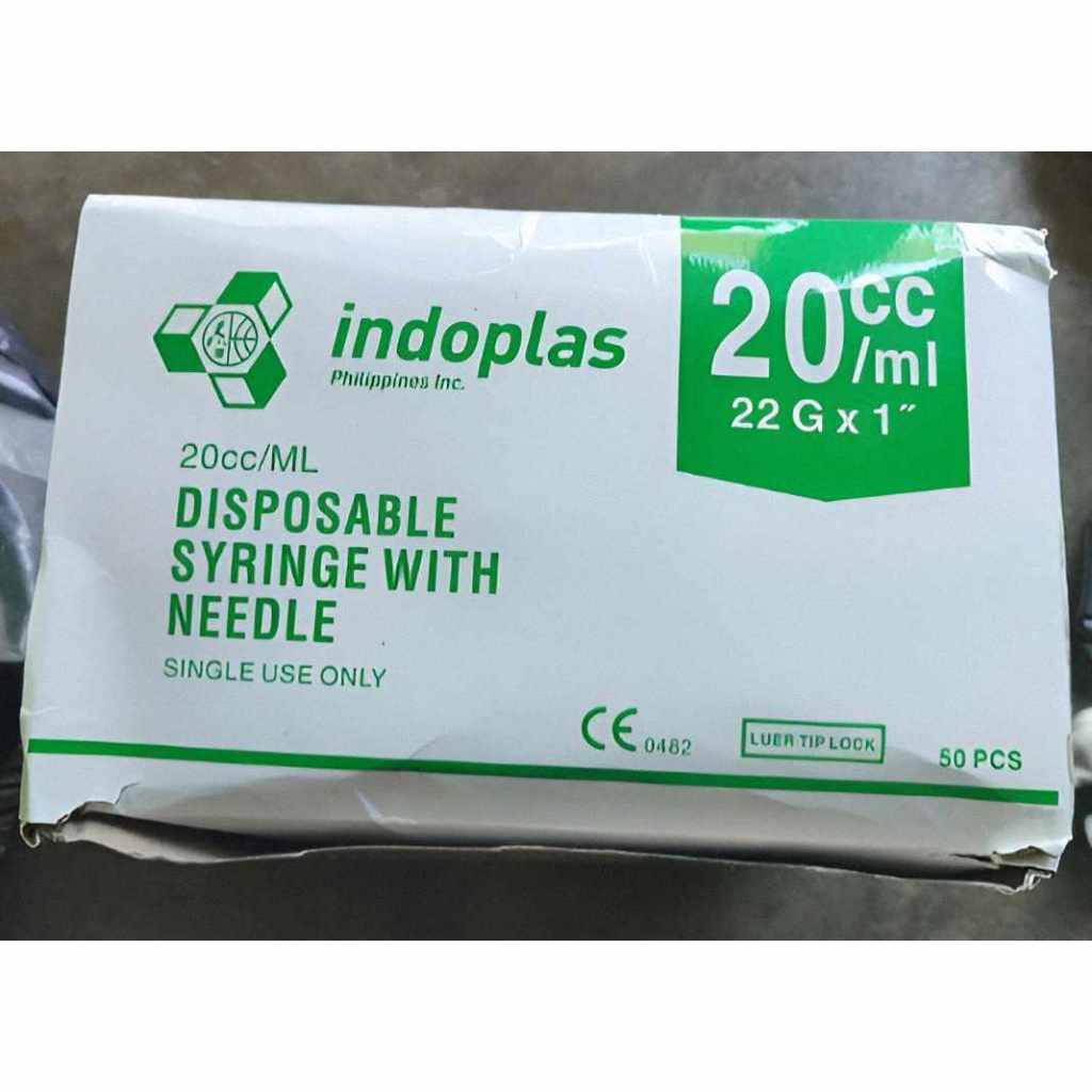 DISPOSABLE SYRING (20CC LUER TIP LOCK 50 PIECES) | Shopee Philippines