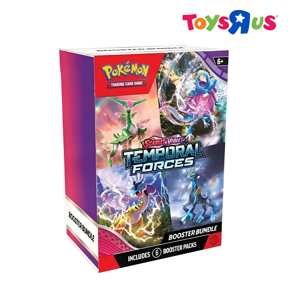 Pokemon Trading Card Game SV5 Temporal Forces Booster Bundle (6 Packs ...