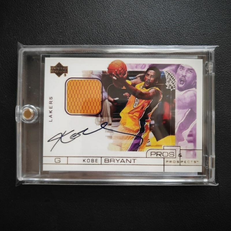 Kobe Bryant 2001 Upper Deck Pros & Prospects Autograph Signature ...