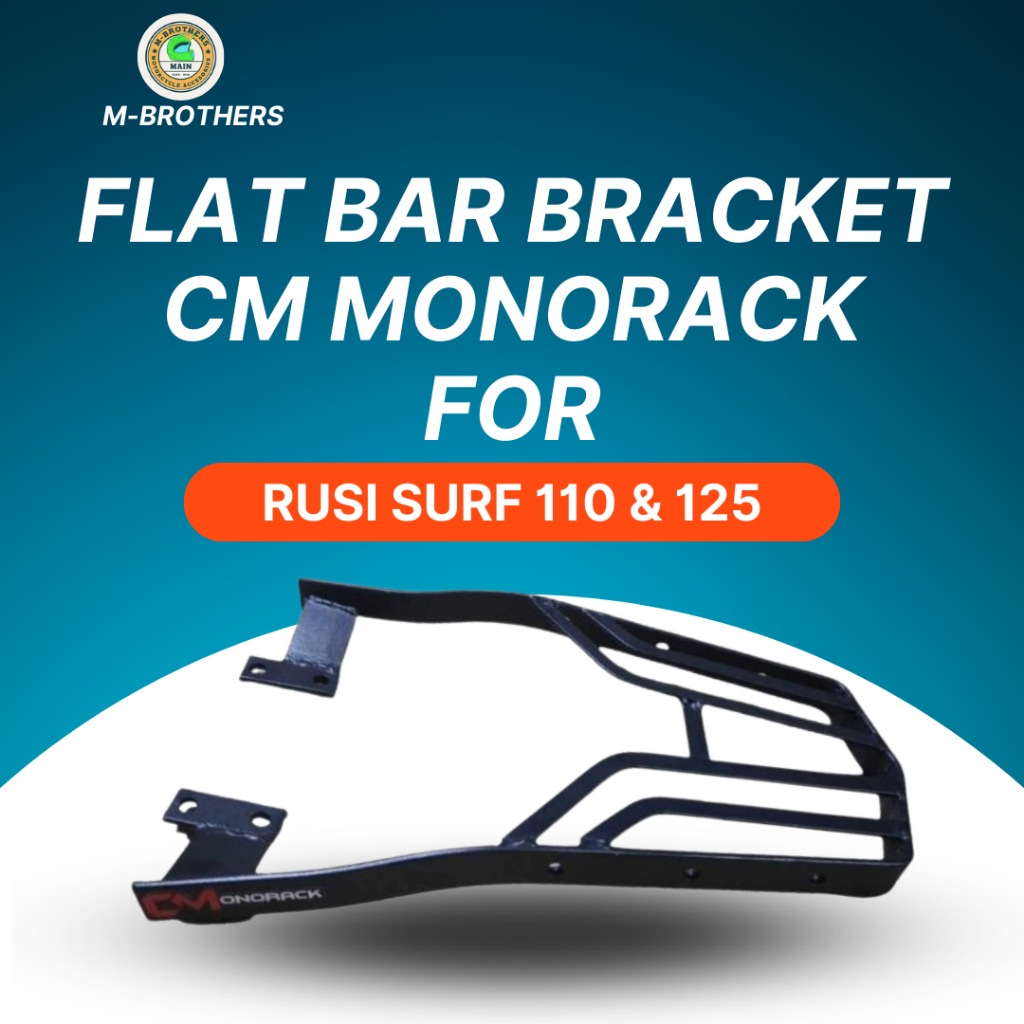 Rusi surf 110 & 125 Flat Bar Monorack Bracket | Shopee Philippines