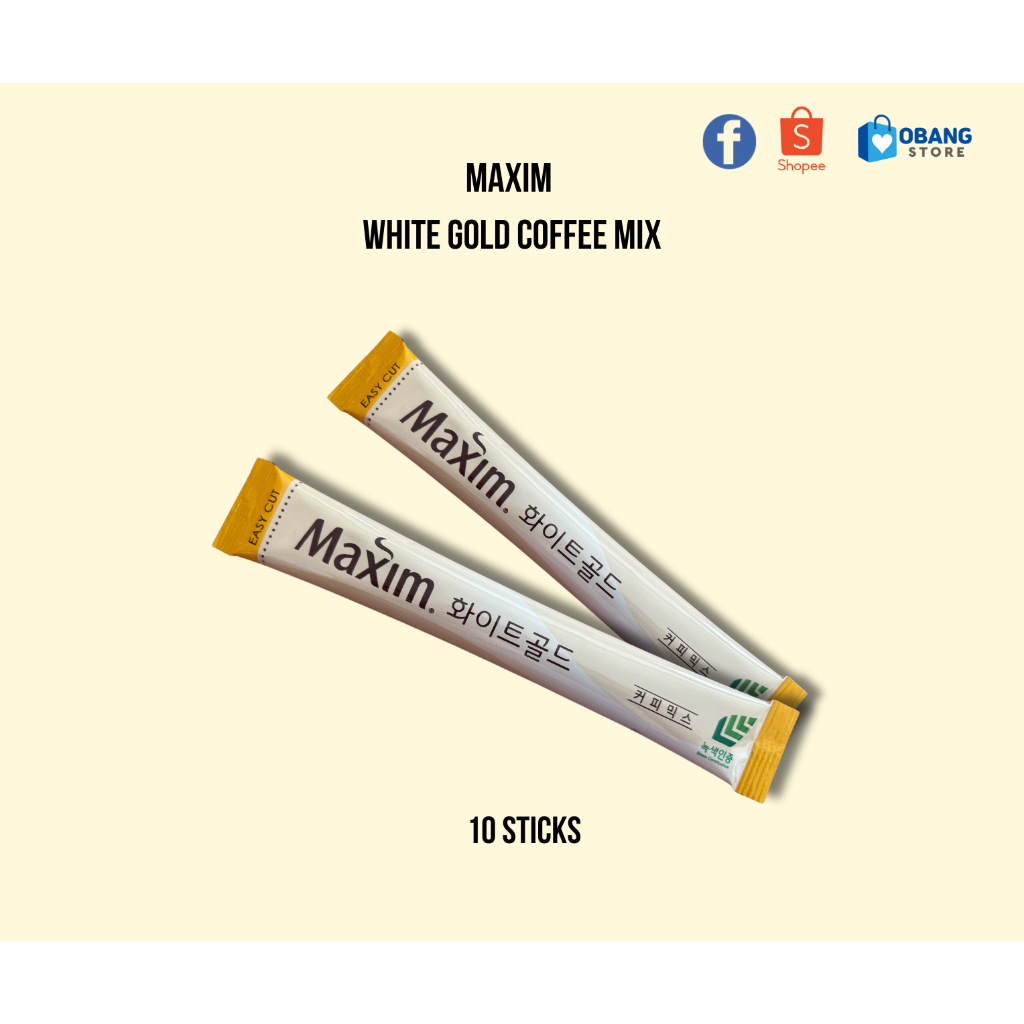 MAXIM White Gold Coffee Mix (10 Sticks) | Shopee Philippines
