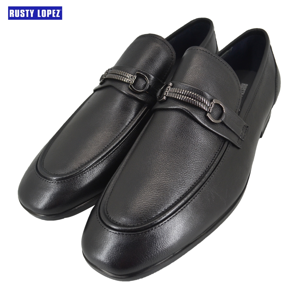 Rusty Lopez Men's Leather Loafer Shoes (Nathan) | Shopee Philippines