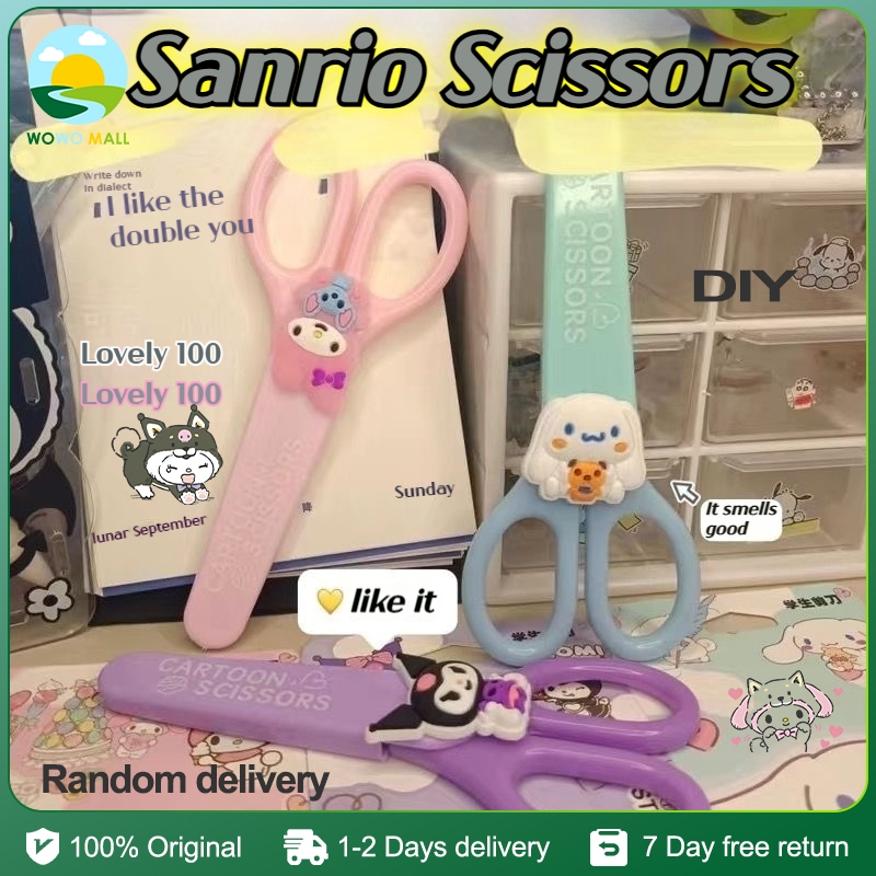 Sanrio student scissors paper cutting handmade DIY children's ...