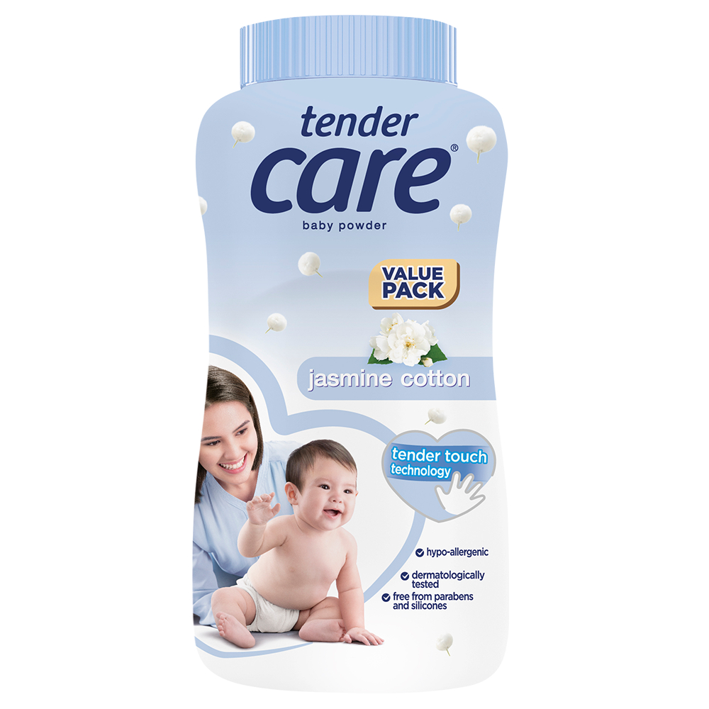 Tender Care Hypoallergenic Baby Powder Jasmine Cotton 200g | Shopee Philippines