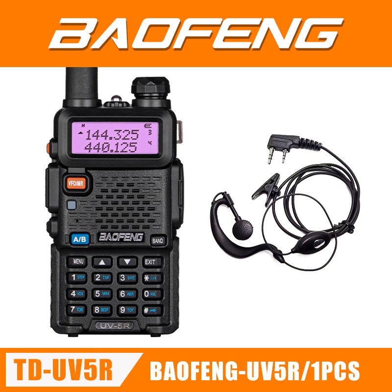 Baofeng Radio UV-5R Walikie Talkie VHF/UHF Dual Band Cignus Two Way ...