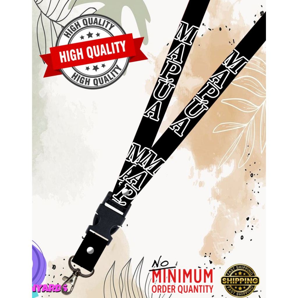 MAPUA | MAAPUA University 1inch (malapad)Minimalist Lanyard University ...