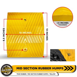 True Rubber Heavy Duty Rubber Speed Humps Bumps Modular Road Rump ...