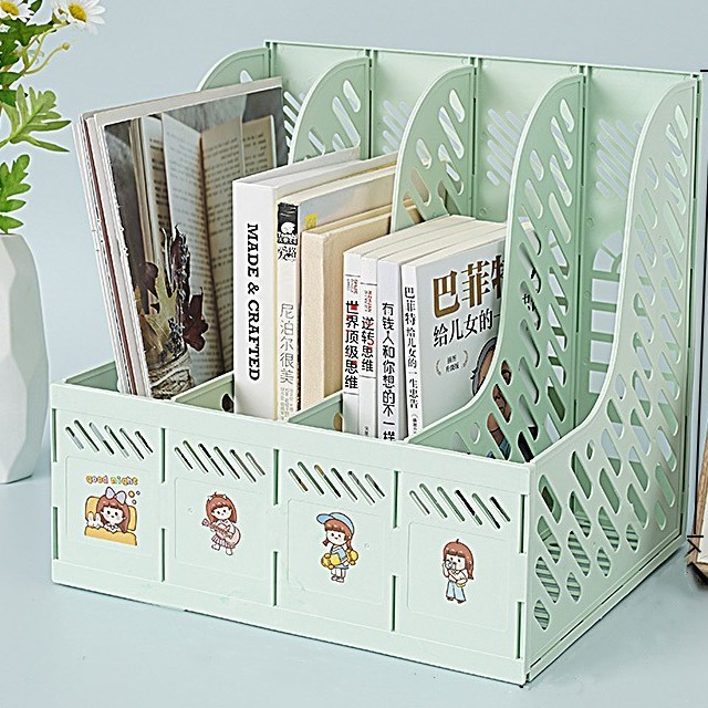 4 layer magazine case/rack/organizer/storage,paper,book,file,plastic ...