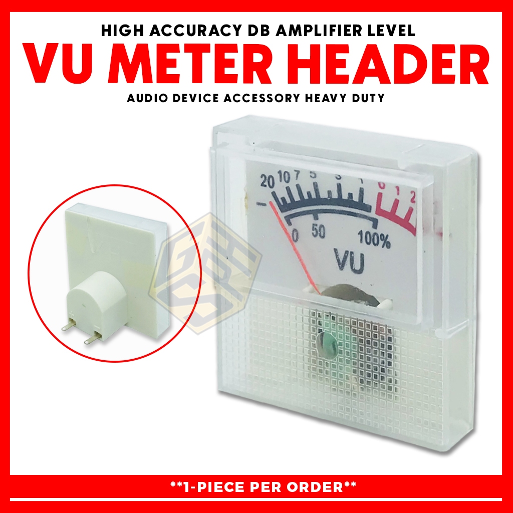 🟨High Accuracy DB Amplifier Level VU Meter Header Audio Device ...