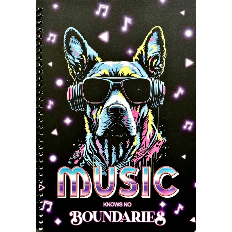 SpringLeaf Blackbook 685 Spiral Notebook single looped wire 80 leaves ...