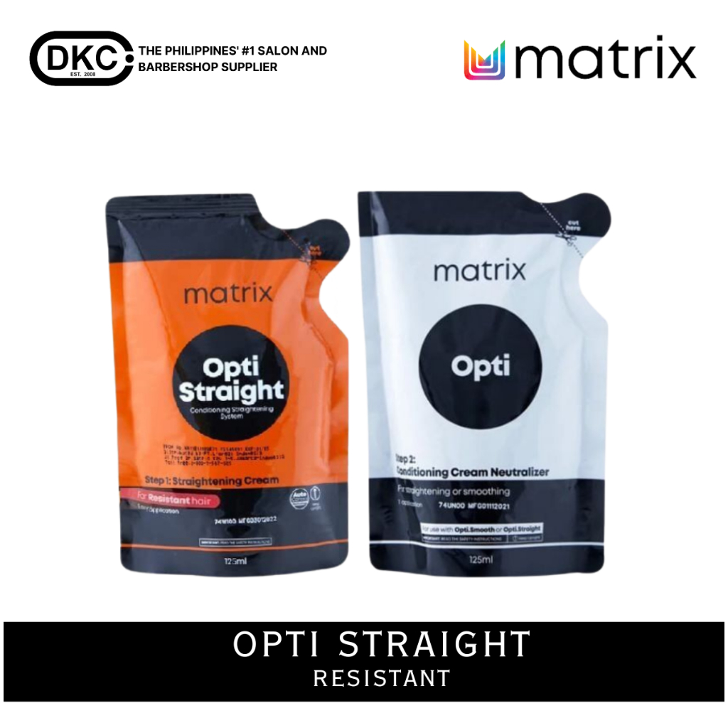 Matrix Opti Straight Rebond Set for Resistant Hair (125ml Each) - DKC ...