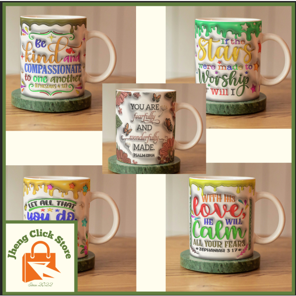 Personalized Mug / Name Mug / 3D Bible Verse Design Mug sold per Piece ...