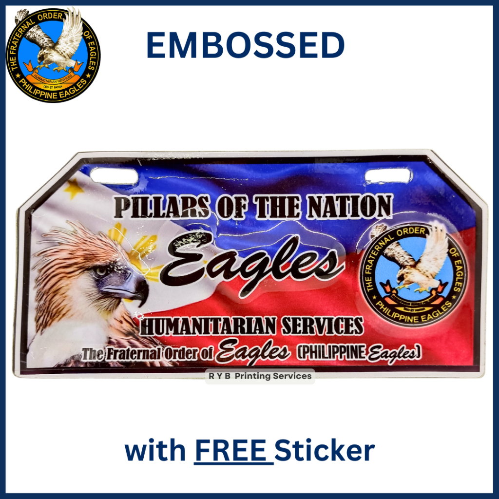 The Fraternal Order Of Eagles Kuya Ate TFOE Decorative Plate Only Eagle ...