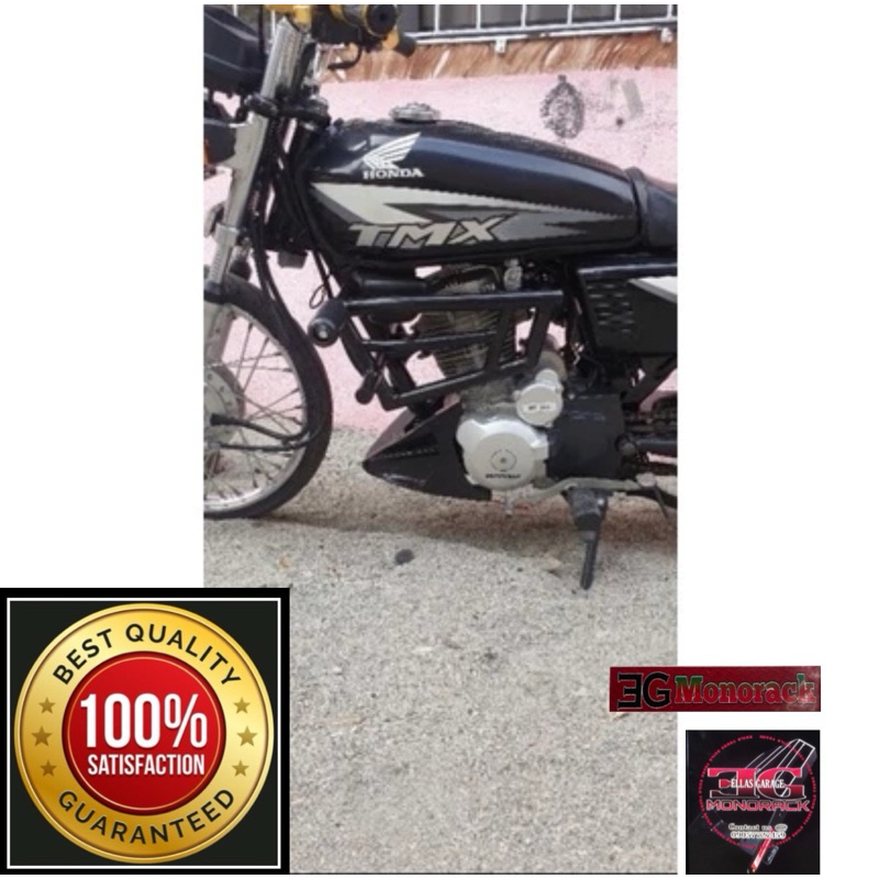 honda tmx alpha crashguard black heavyduty powder coated | Shopee ...