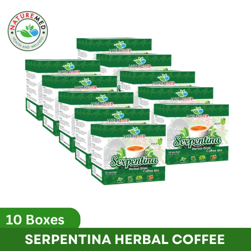 10 Boxes NatureMed Serpentina Coffee| 21grams | 10 Sachet/Box | Anti ...