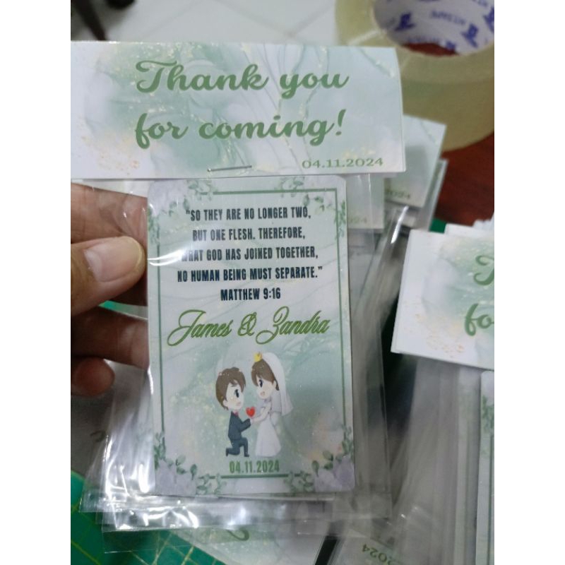 Personalized / Customized Ref Magnet for all occasions complete with ...