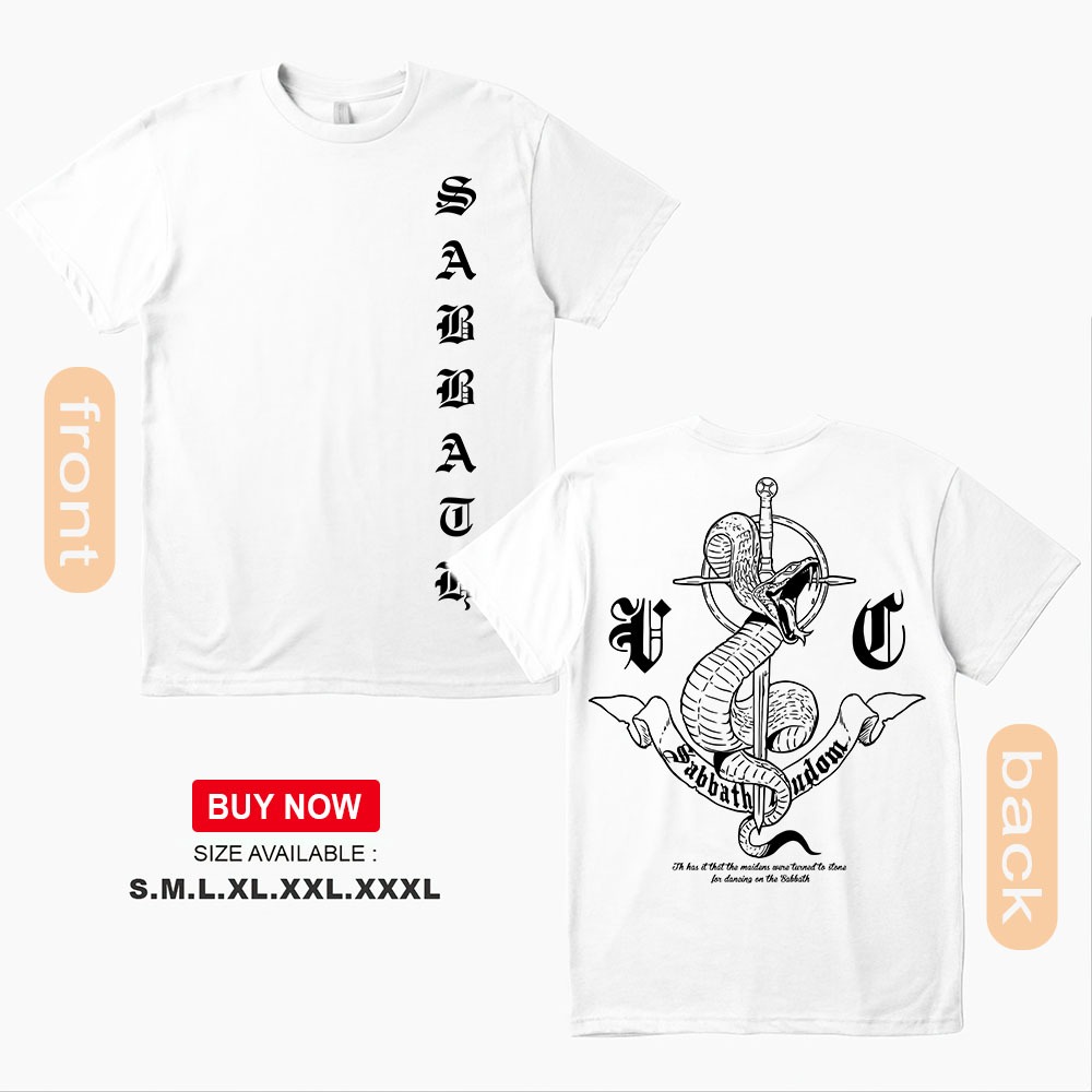 COTTON STANDARD SIZE WINDBREAKER SABBATH CREW Shirt Unisex | Shopee ...