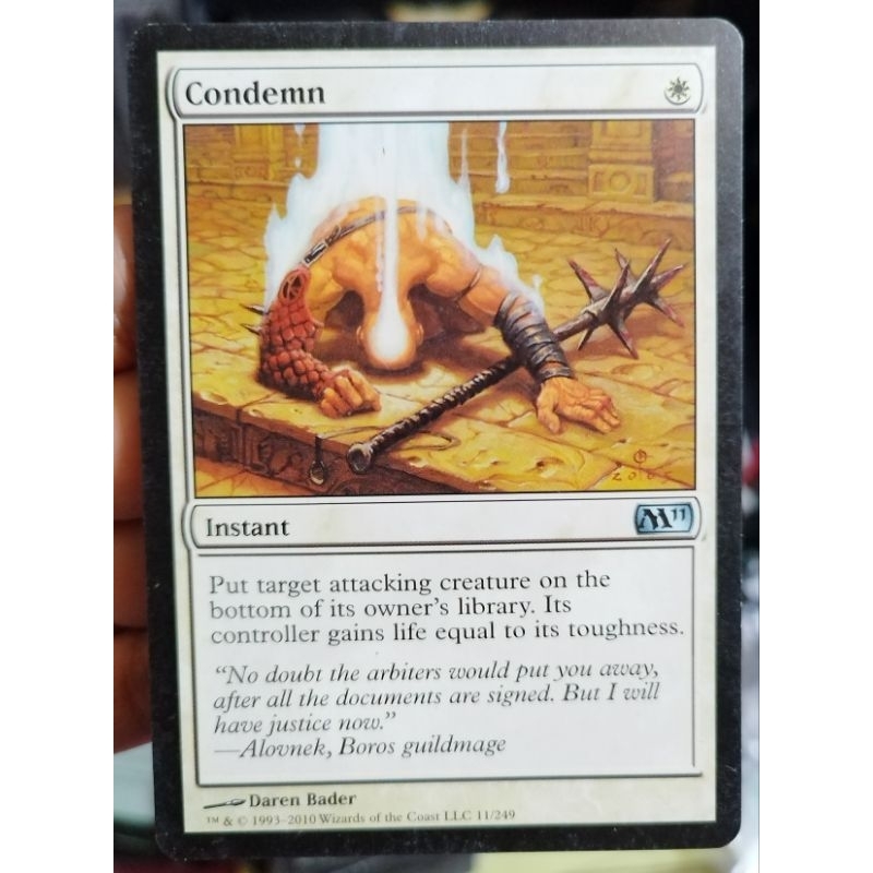 Condemn (Magic the gathering) | Shopee Philippines