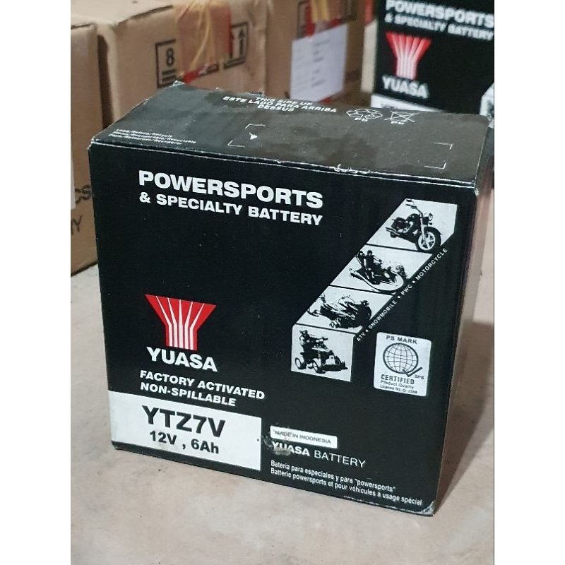 Yuasa YTZ7V Motorcycle Battery (Indonesia) | Shopee Philippines