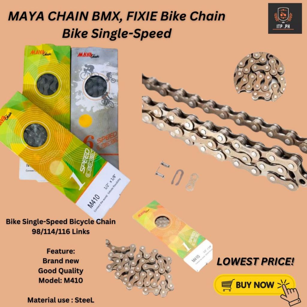 MAYA CHAIN BMX, FIXIE Bike Chain Bike Single-Speed& 6 Speed Bicycle ...
