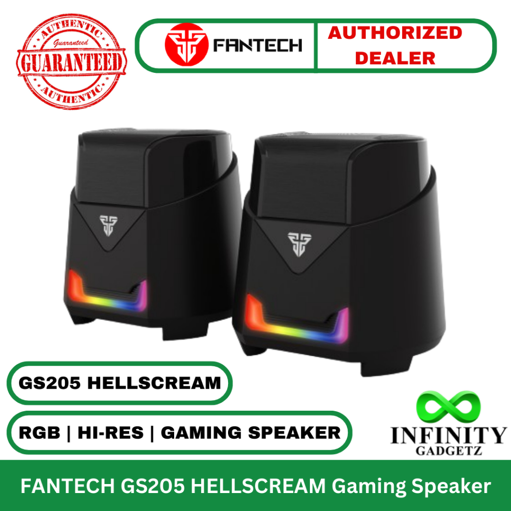 FANTECH GS205 HELLSCREAM Mobile Gaming and Music RGB Speaker Black ...