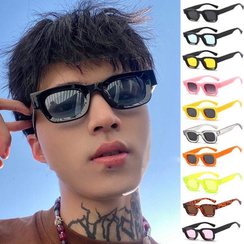 Vintage Style Small Frame UV Sunglasses For Men And Women rectangle ...