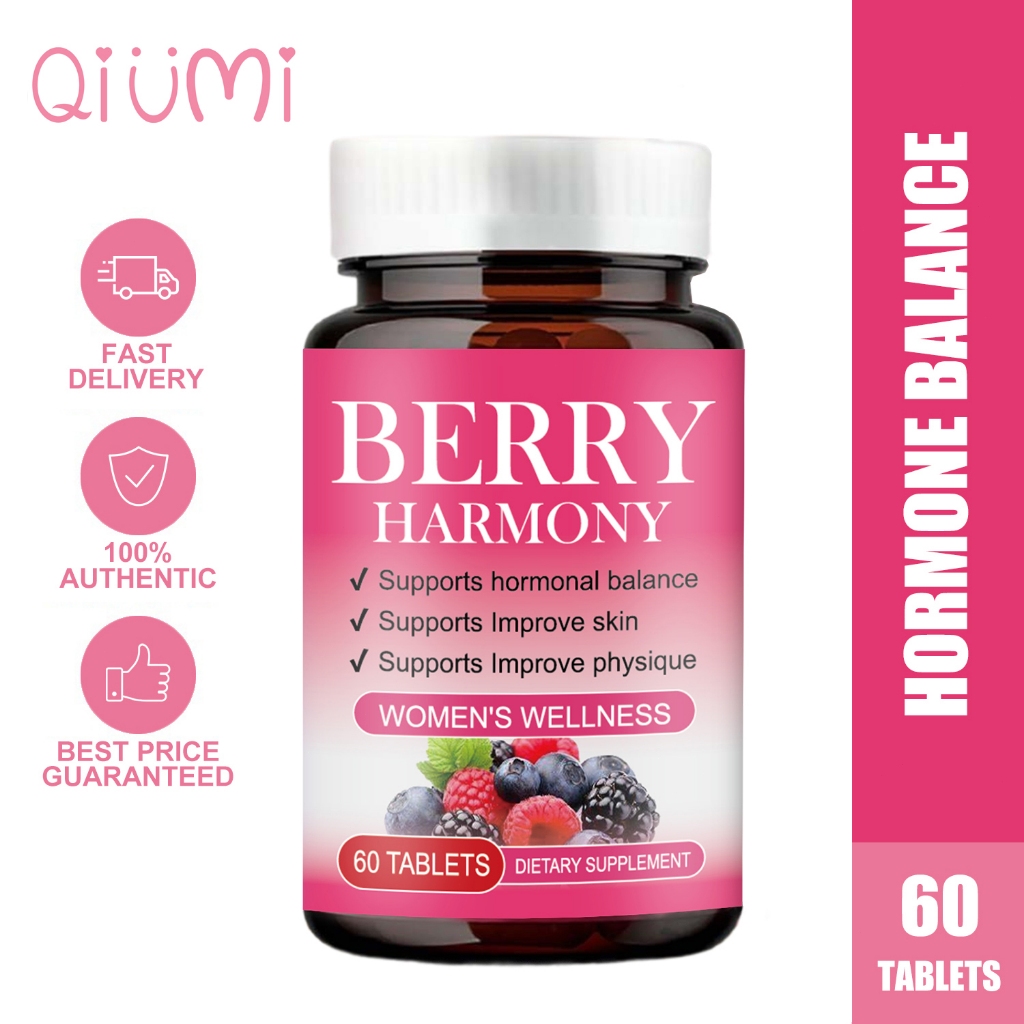 QIUMI Berry Harmony Hormonal Balance Supplement Womens Wellness Improve ...