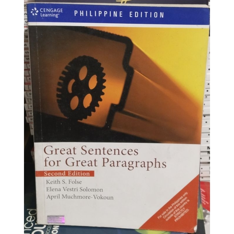 GREAT SENTENCE FOR GREAT PARAGRAPH (OLD STOCK) | Shopee Philippines