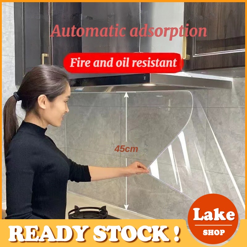 Oil Proof Wallpaper For Kitchen Electrostatic Adsorption Transparent ...