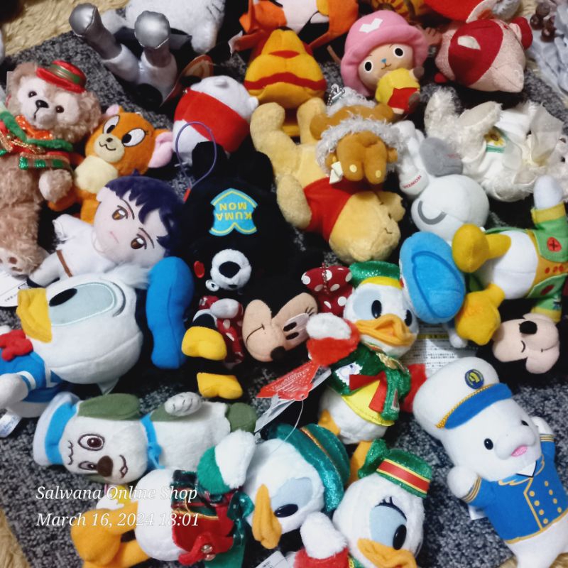 CHARACTER KEYCHAIN MINI SOFT TOY • JAPAN SURPLUS | Shopee Philippines