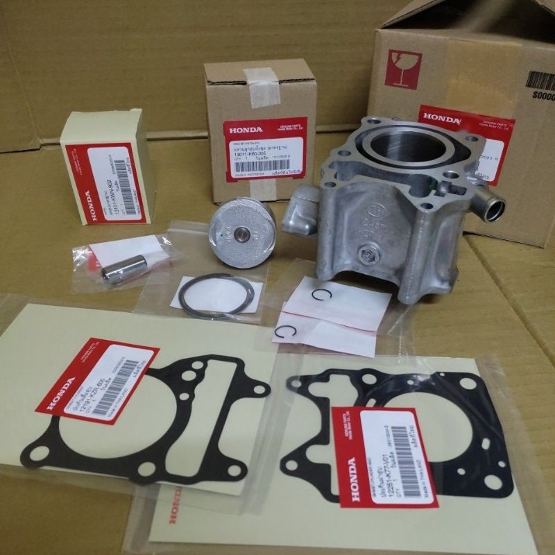 ORIGINAL HONDA CYLINDER BLOCK SET CLICK 125 (KZR) | Shopee Philippines