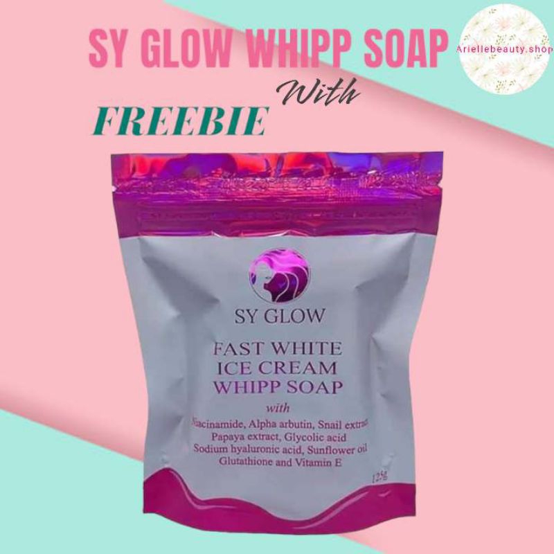 SY GLOW FAST WHITENING ICE CREAM SOAP | Shopee Philippines