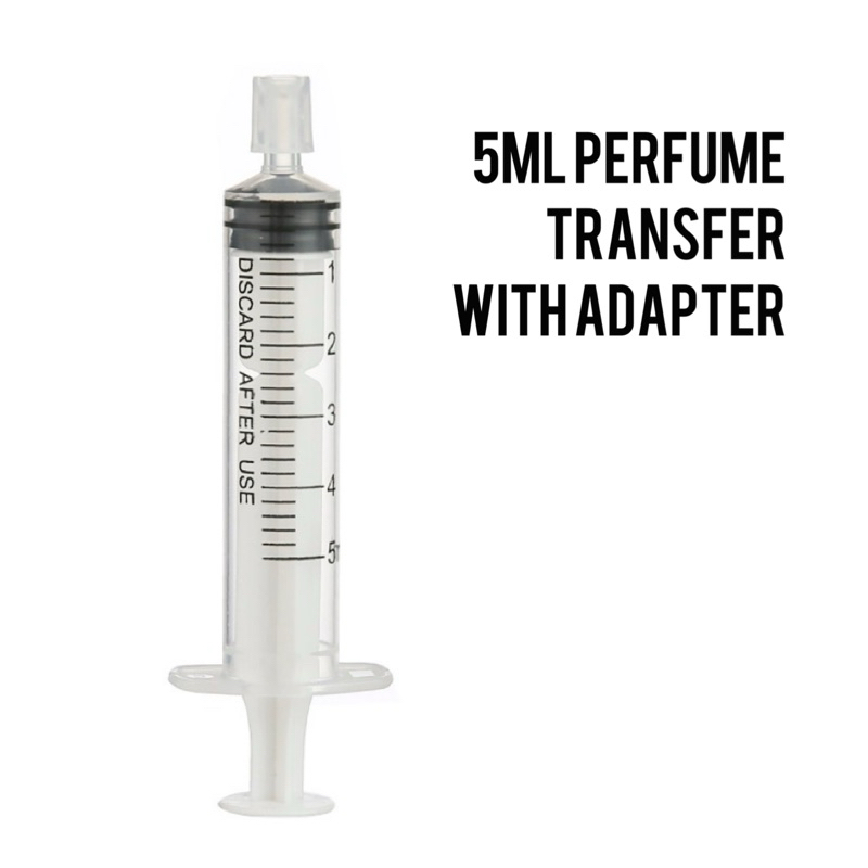 5ml disposable syringe pump perfume transfer syringe | Shopee Philippines