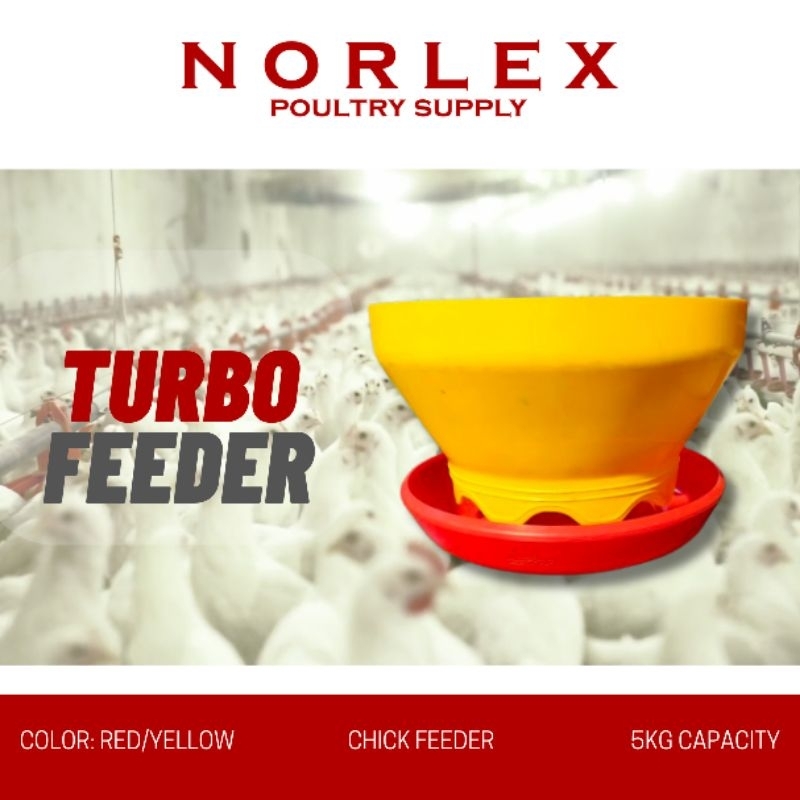 Turbo Feeder / Chick Feeder (5kg capacity) | Shopee Philippines