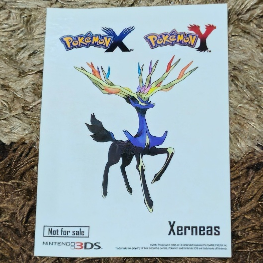 Pokemon XY Xerneas Sticker | Shopee Philippines