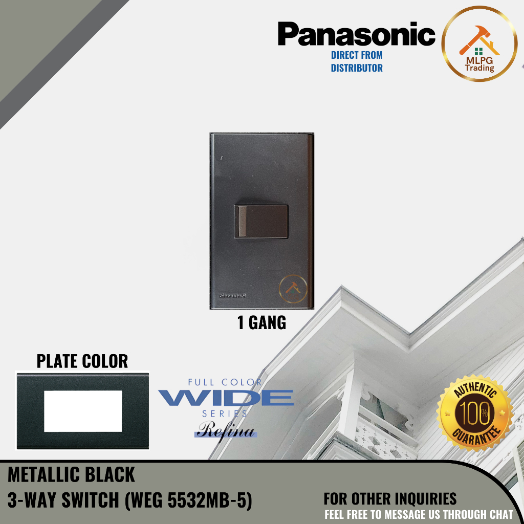 Panasonic Full Color Wide Series "Refina Series" 3-Ways-Switch ...
