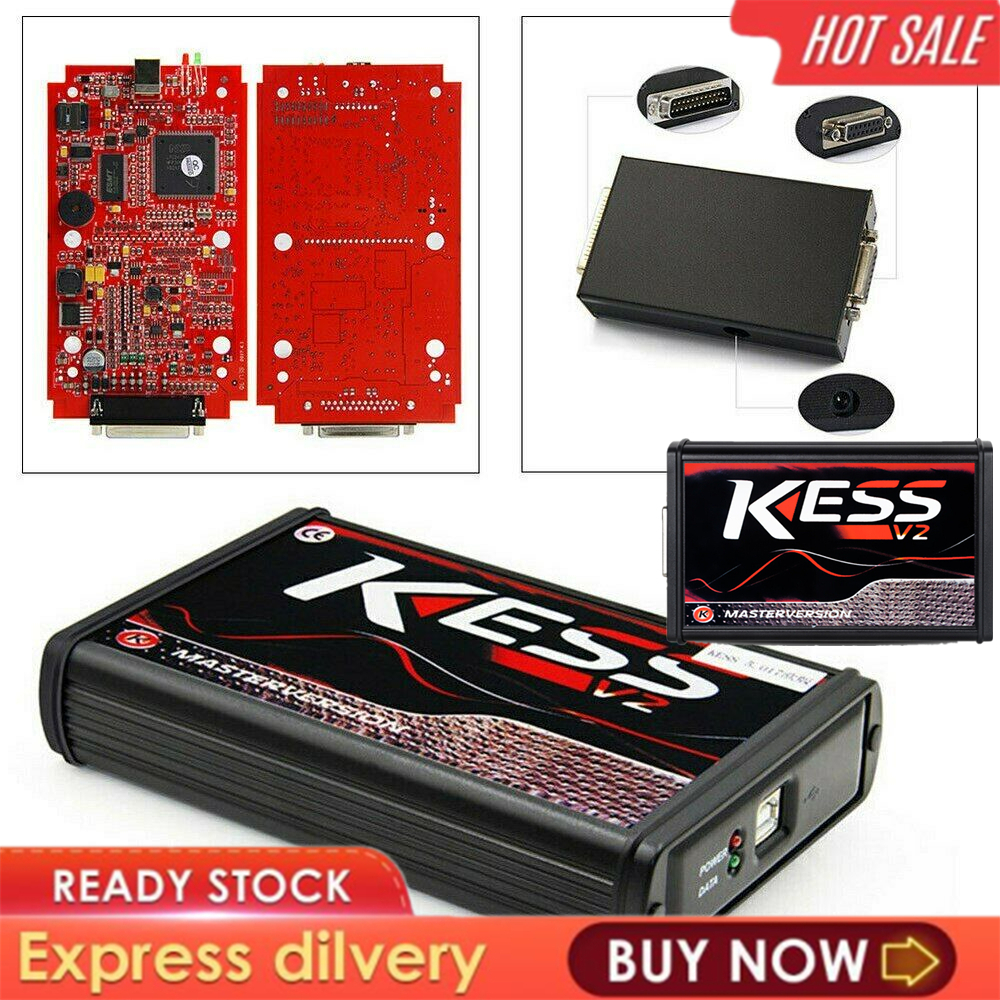 European Version KESS V2 Red PCB for V5.017 KSuite V2.8 No Tokens ...