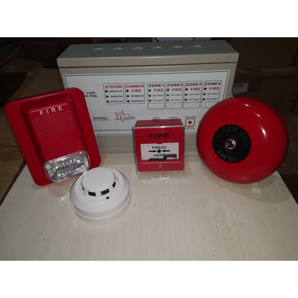 Conventional 24V Fire Alarm System Set (Set E) | Shopee Philippines