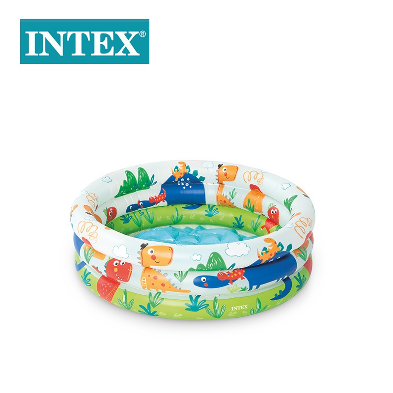 INTEX-57106 Smiling bear three laps baby pool, inflatable pool, baby ...