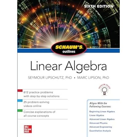 SCHAUM'S outlines Linear Algebra, Sixth Edition | Shopee Philippines
