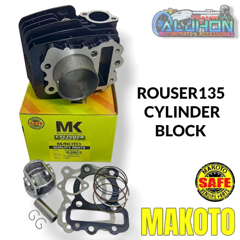 MAKOTO ROUSER 135 CYLINDER BLOCK SET STANDARD SIZE | Shopee Philippines