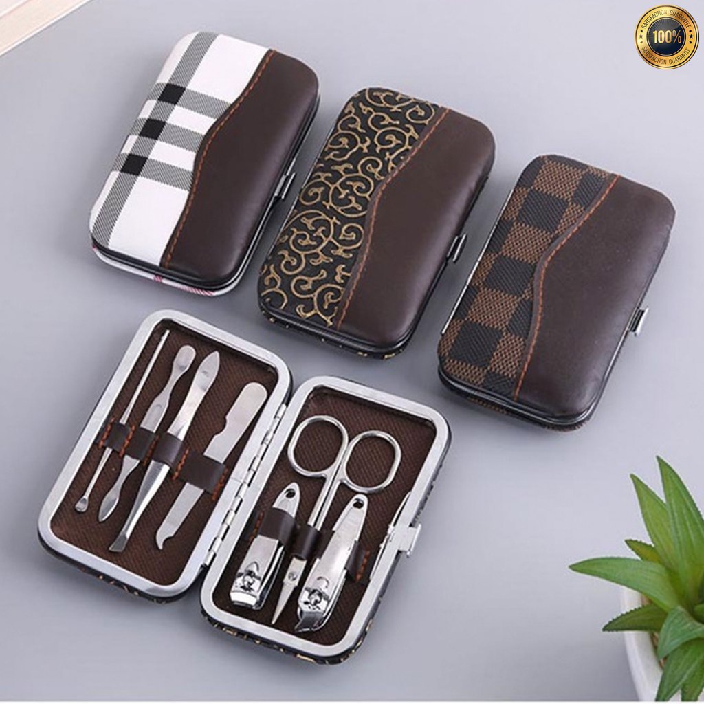 7pcs/set Nail Clippers Manicure Pedicure Kits Professional Stainless ...