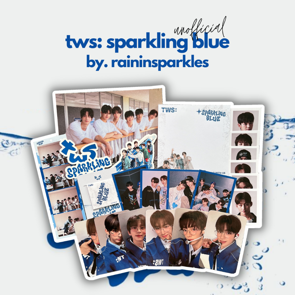 TWS: Sparkling Blue Plot Twist Fanmade Merch | Shopee Philippines