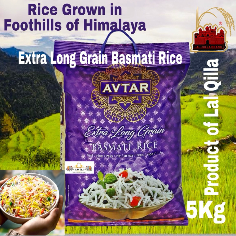 Avtar 5Kg Extra Long Grain Basmati Rice By Lal Qilla | Shopee Philippines