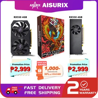 AISURIX RX550 4G New Graphics Card GDDR5 128Bit Computer HD Game GPU ...