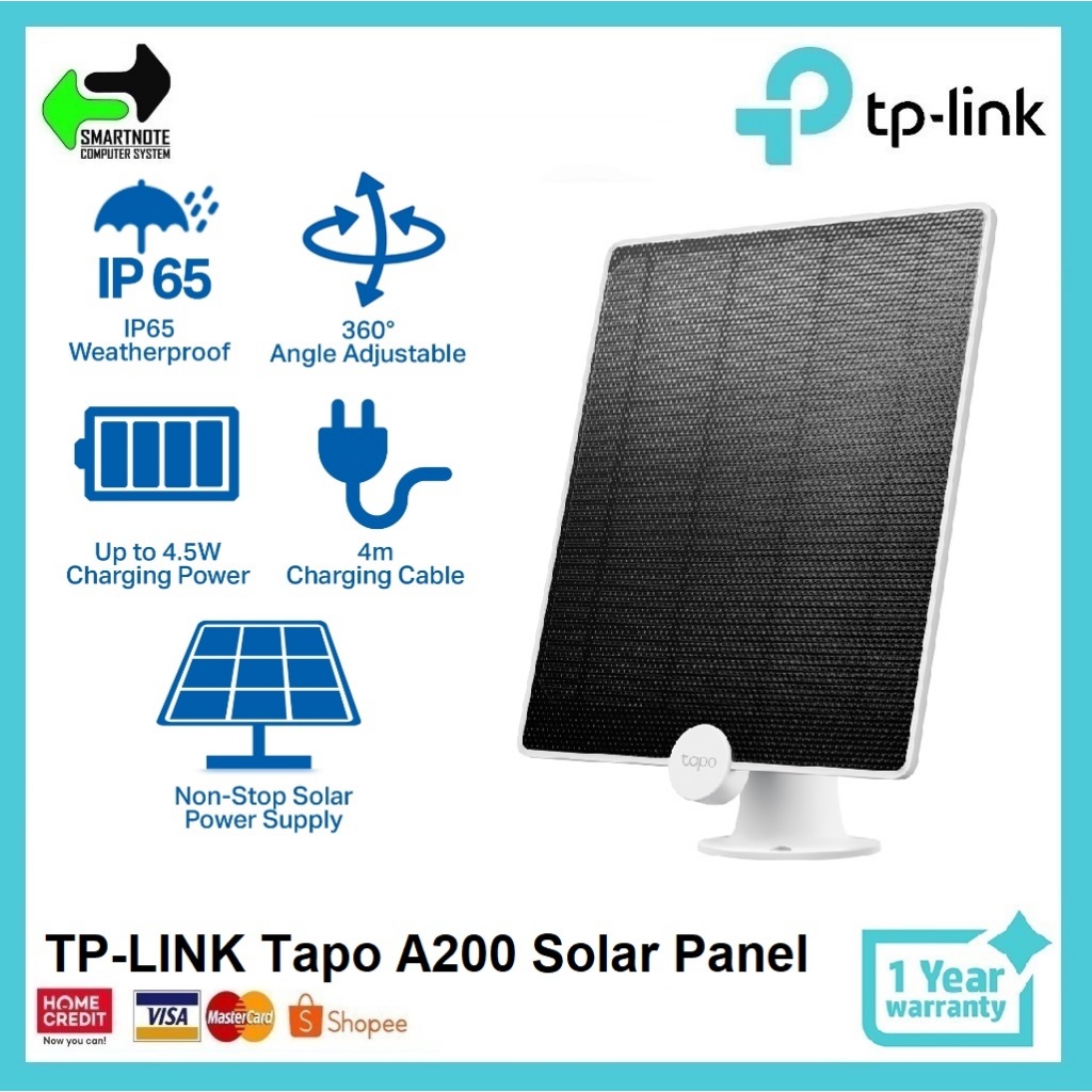 TP-LINK TAPO A200 TAPO SOLAR PANEL | Shopee Philippines