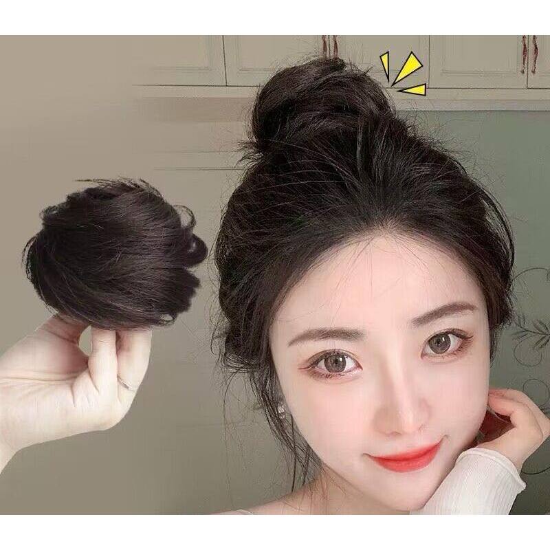 Ponytail Human Bun Scrunchies | Shopee Philippines