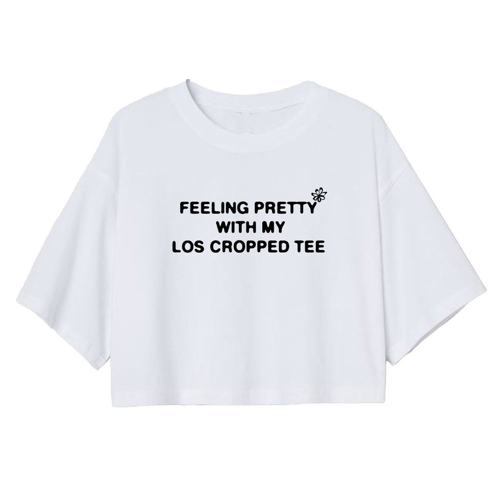 Line of Seven Feeling Pretty Womens Tee (offwhite) | Shopee Philippines