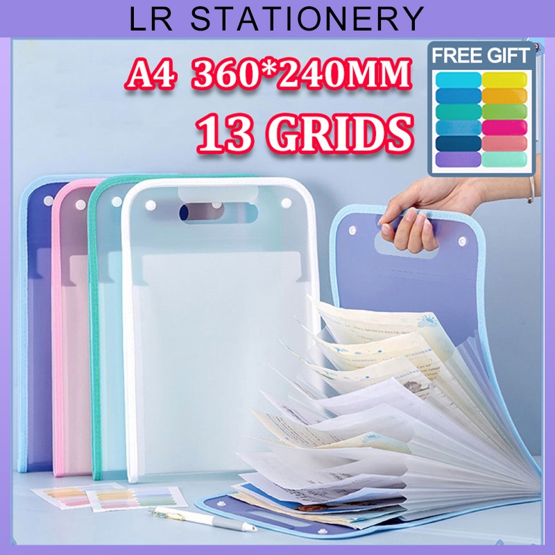 13 Layer Folder File Organizer Expanding File Folder Clear Book test ...
